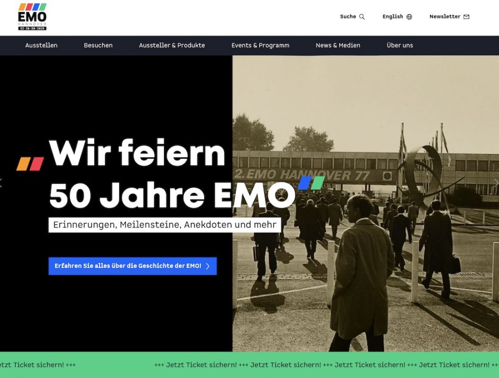 Einladung zur EMO 2025 in Hannover - INTERMACH